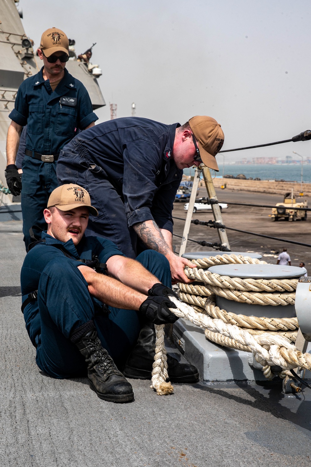 DVIDS - Images - USS Sioux City Scheduled Logistics Stop in Djibouti ...