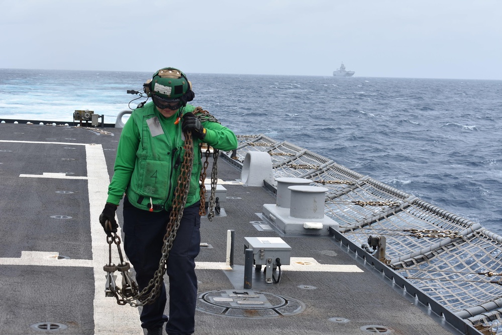 DVIDS - Images - USS Billings and French Ship Mistral Steam Together ...
