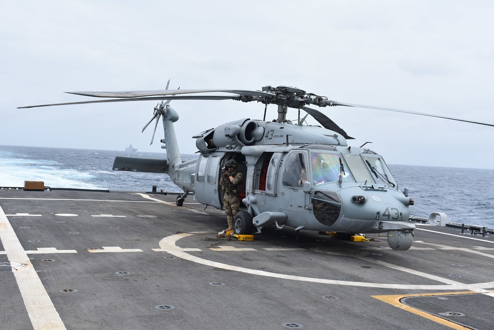 DVIDS - Images - USS Billings and French Ship Mistral Steam Together ...