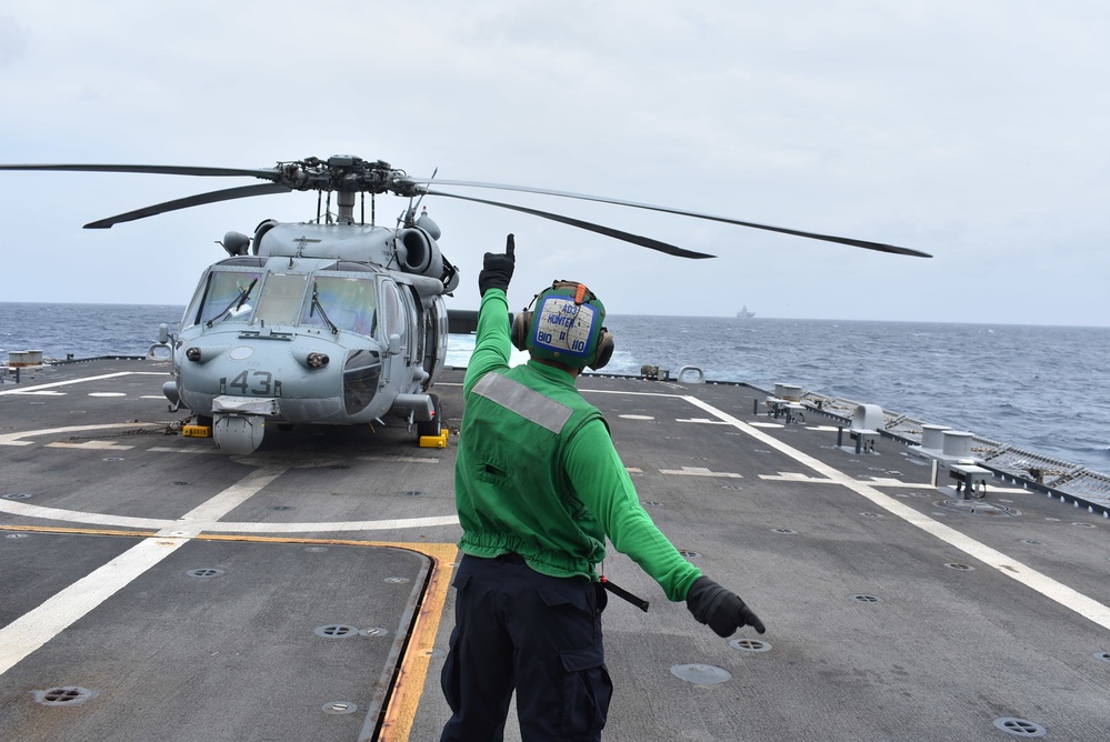 DVIDS - Images - USS Billings and French Ship Mistral Steam Together ...