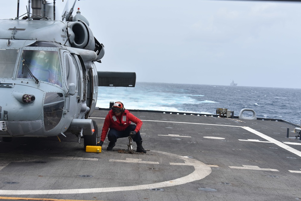 DVIDS - Images - USS Billings and French Ship Mistral Steam Together ...