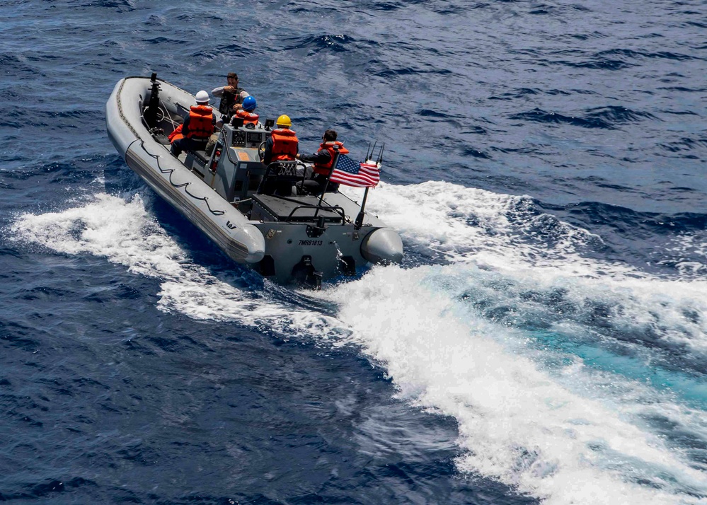 DVIDS - Images - Gridley conducts Rigid-hull inflatable boat (RHIB ...