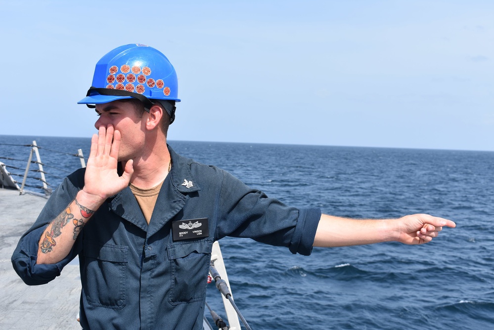 DVIDS - Images - USS Billings Conducts MOB Drill [Image 1 of 3]