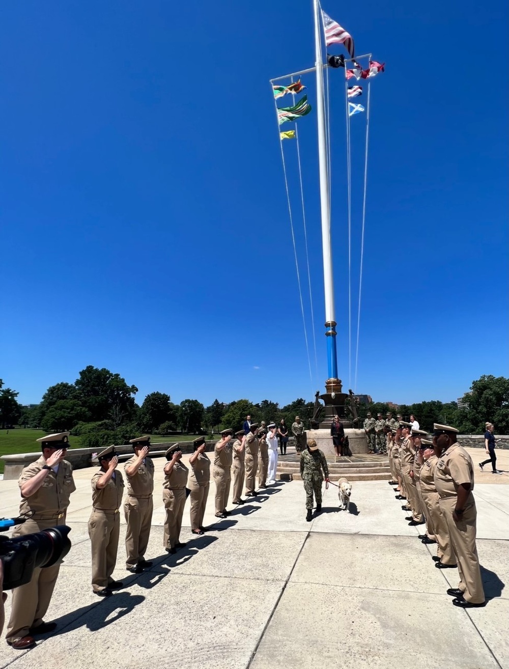 DVIDS - News - Walter Reed Bethesda Facility Dogs promoted to the next rank