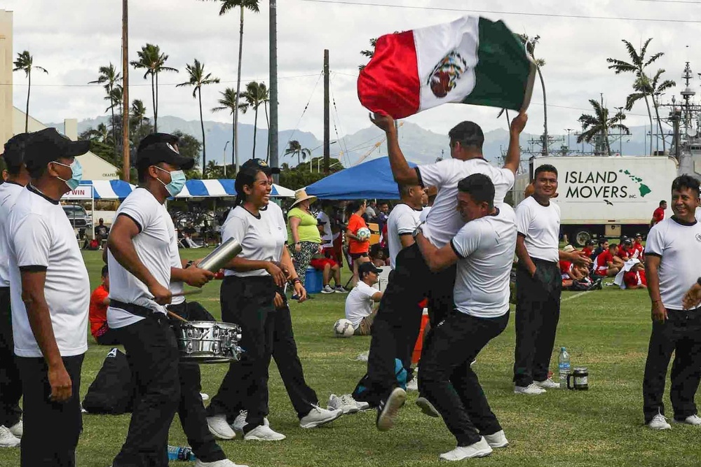 DVIDS - Images - ARM Benito Juarez and ROKS Marado compete in a soccer ...