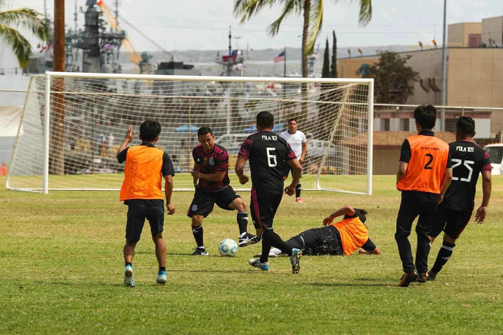 DVIDS - Images - ARM Benito Juarez and ROKS Marado compete in a soccer ...