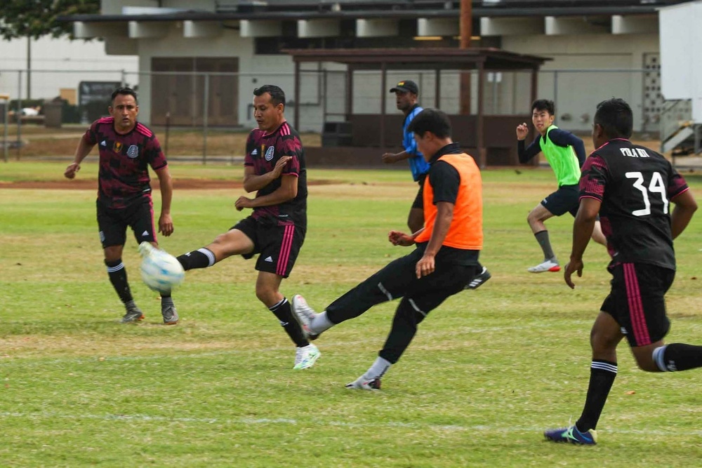DVIDS - Images - ARM Benito Juarez and ROKS Marado compete in a soccer ...