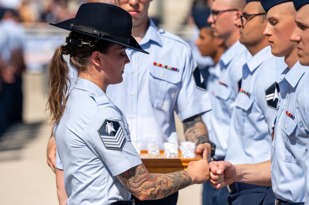DVIDS - Images - Airmen and Guardians' Run and Coining Ceremony [Image ...