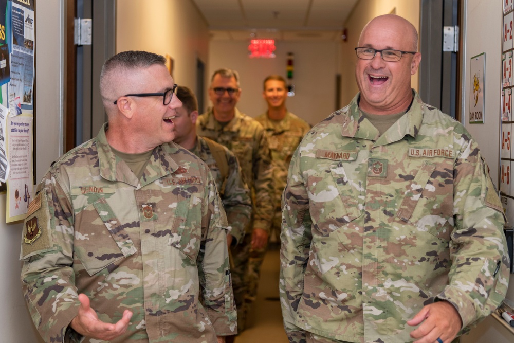 DVIDS - Images - 1st AF Command Chief visits 180FW [Image 3 of 7]