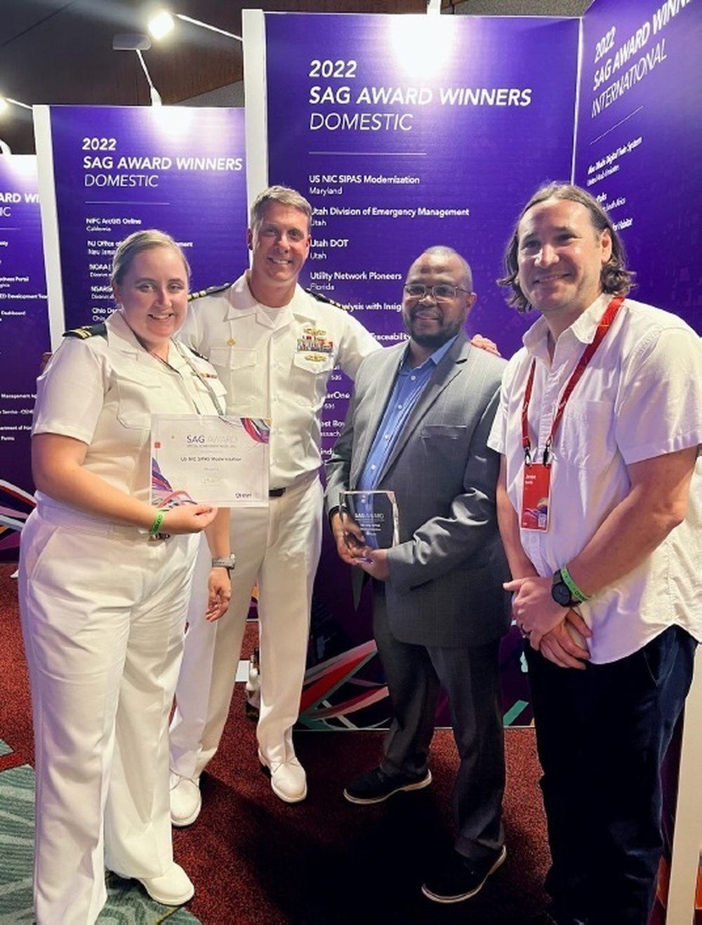 DVIDS - News - USNIC Receives Esri Special Achievement Award