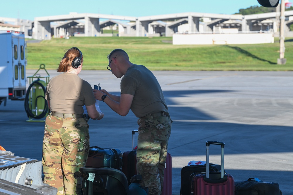 DVIDS - Images - 18 OMRS Transports Returning Patients [Image 7 of 8]