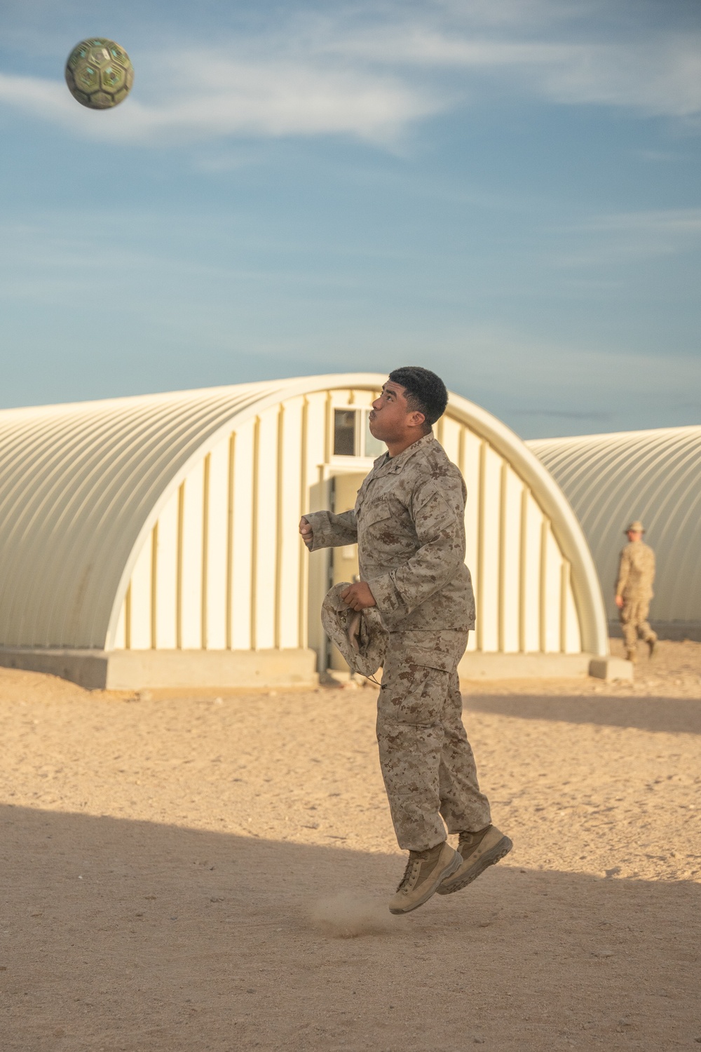 DVIDS - Images - U.S. Marines play soccer at Camp Wilson [Image 2 of 2]
