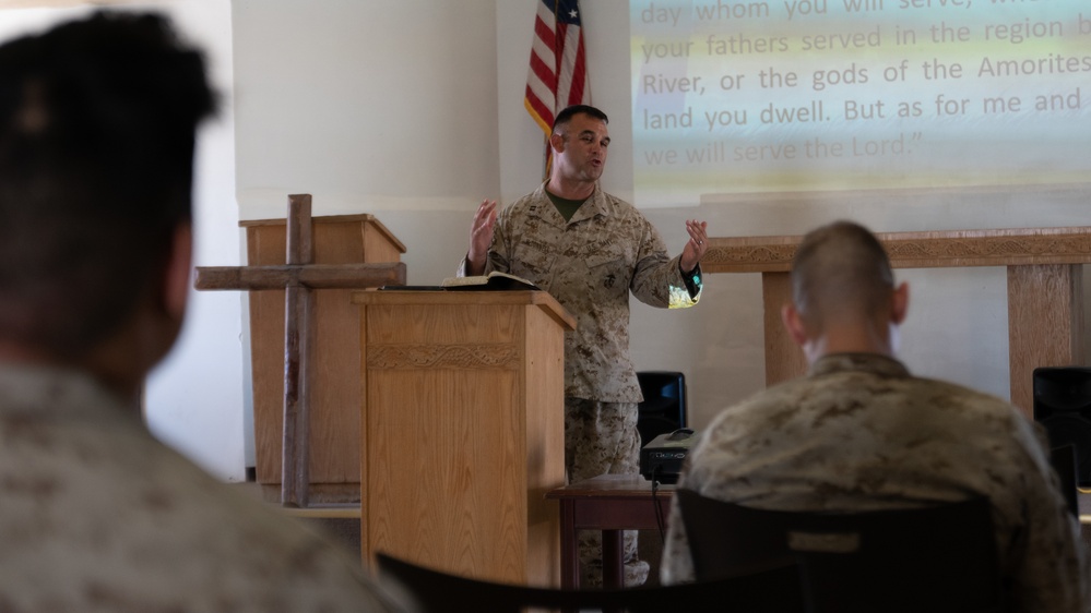 DVIDS - Images - Religious services at Camp Wilson [Image 2 of 3]