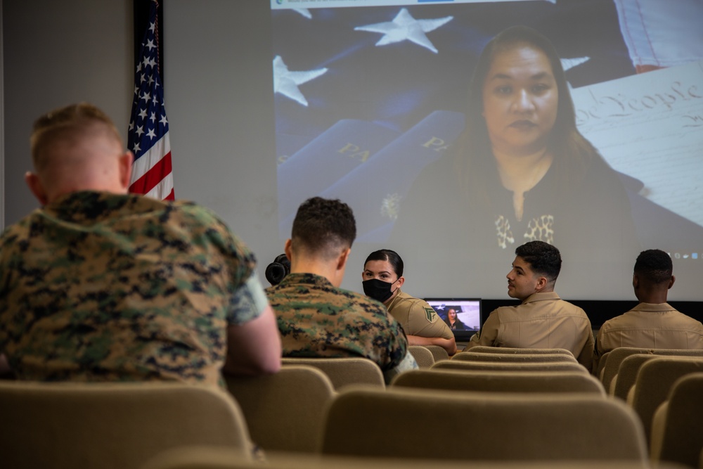 DVIDS - Images - MCAS Iwakuni Hosts Virtual Naturalization Ceremony ...