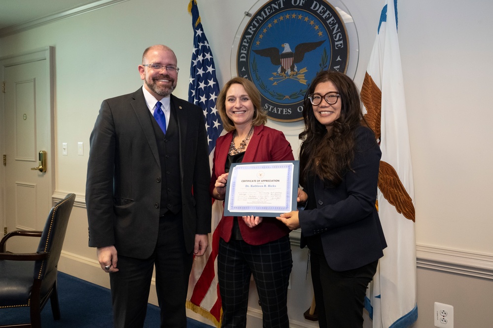 DVIDS - Images - Deputy Secretary Hicks Meets With WHLDP Fellows