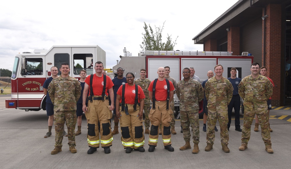DVIDS - Images - 100th ARW commander gets ‘fired up’ during hands-on ...