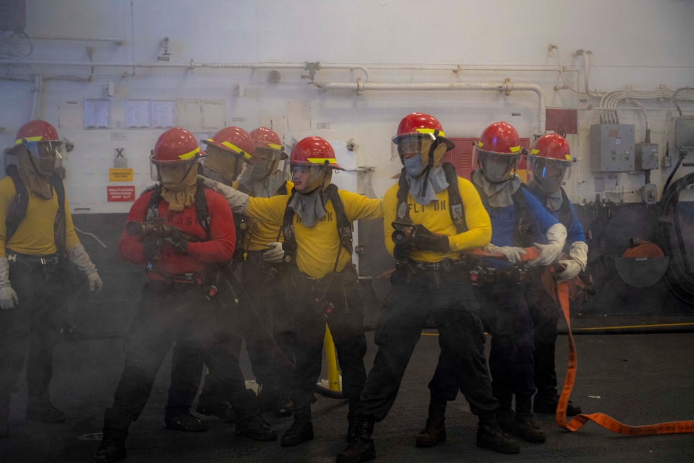 DVIDS - Images - USS America (LHA 6) Conducts Aviation Damage Control ...