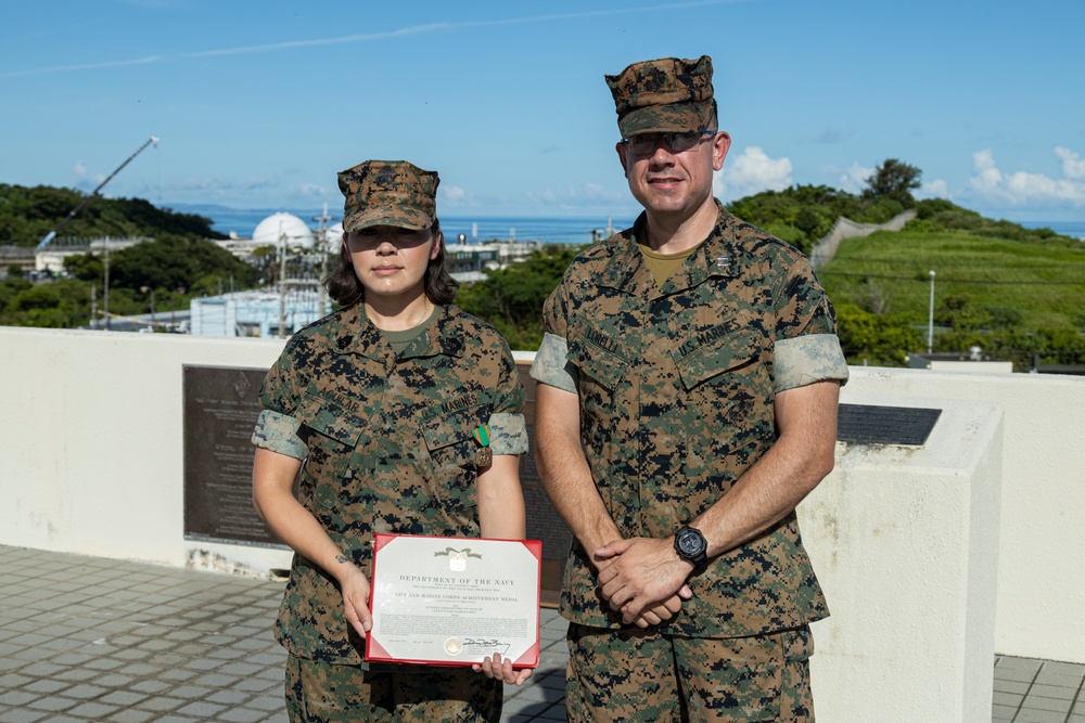 DVIDS - Images - Marine awarded for quick actions, saving Marine’s life ...