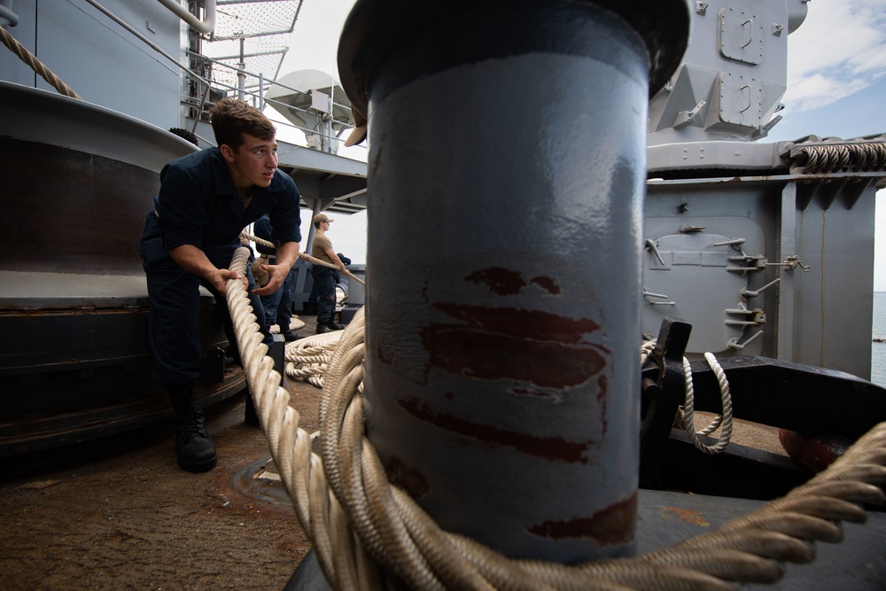 DVIDS - Images - BATAAN PULLS INTO PORT [Image 1 of 2]