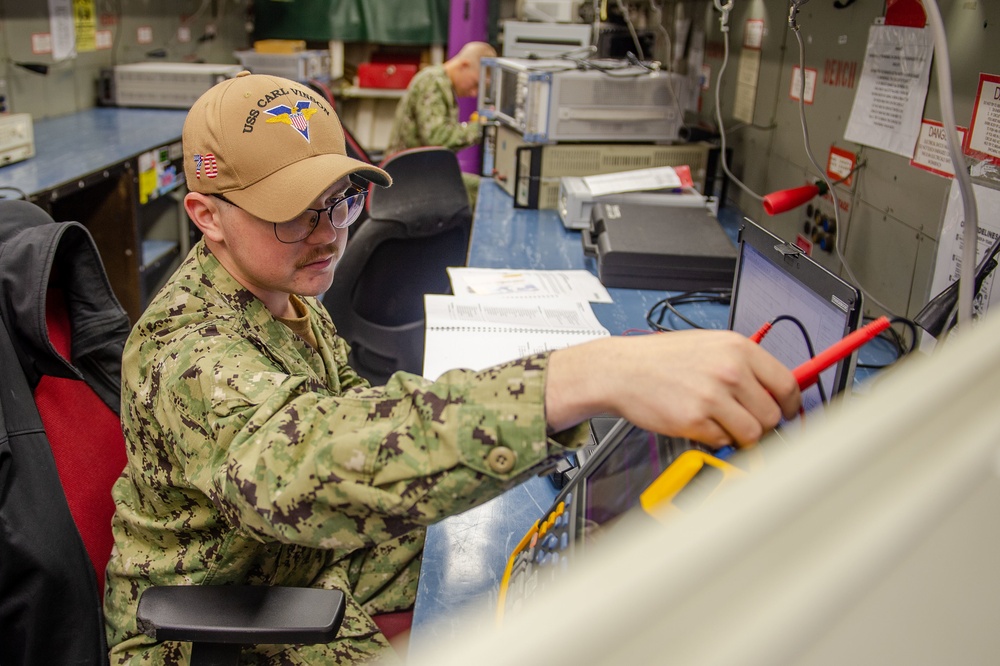 DVIDS - Images - USS Carl Vinson (CVN 70) Sailors Calibrate Equipment ...