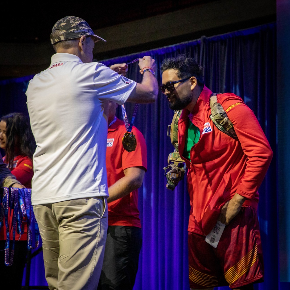 DVIDS - Images - 2022 DOD Warrior Games Team Marine Corps – Track Medal Ceremony [Image 1 of 8]