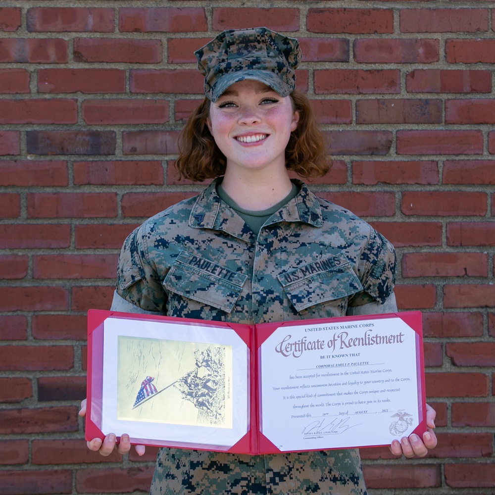 DVIDS - Images - Quantico Marine reenlists under the Commandant’s ...
