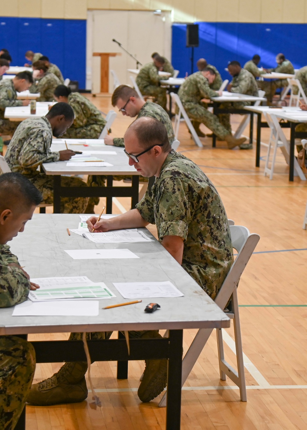 DVIDS - Images - NAS Sigonella Sailor's Participate in Advancement Exam ...