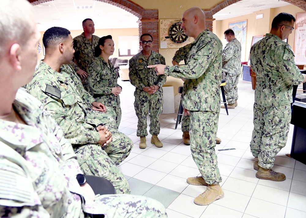 DVIDS - Images - 6th Fleet Command Master Chief Larry Lynch Conducts ...