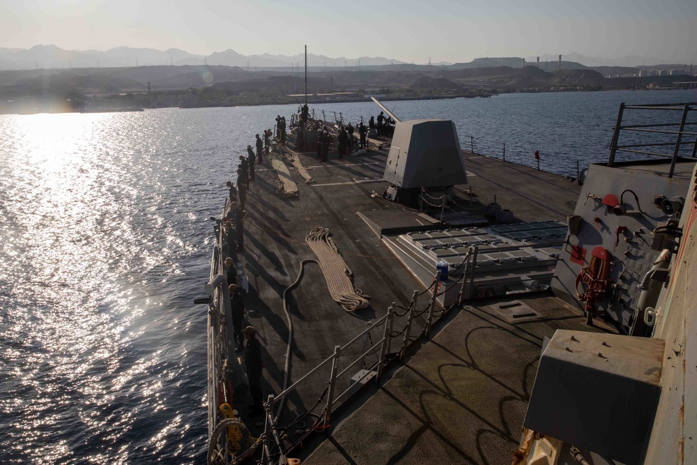 DVIDS - Images - USS Nitze (DDG 94) Port of Aqaba, Jordan [Image 1 of 4]