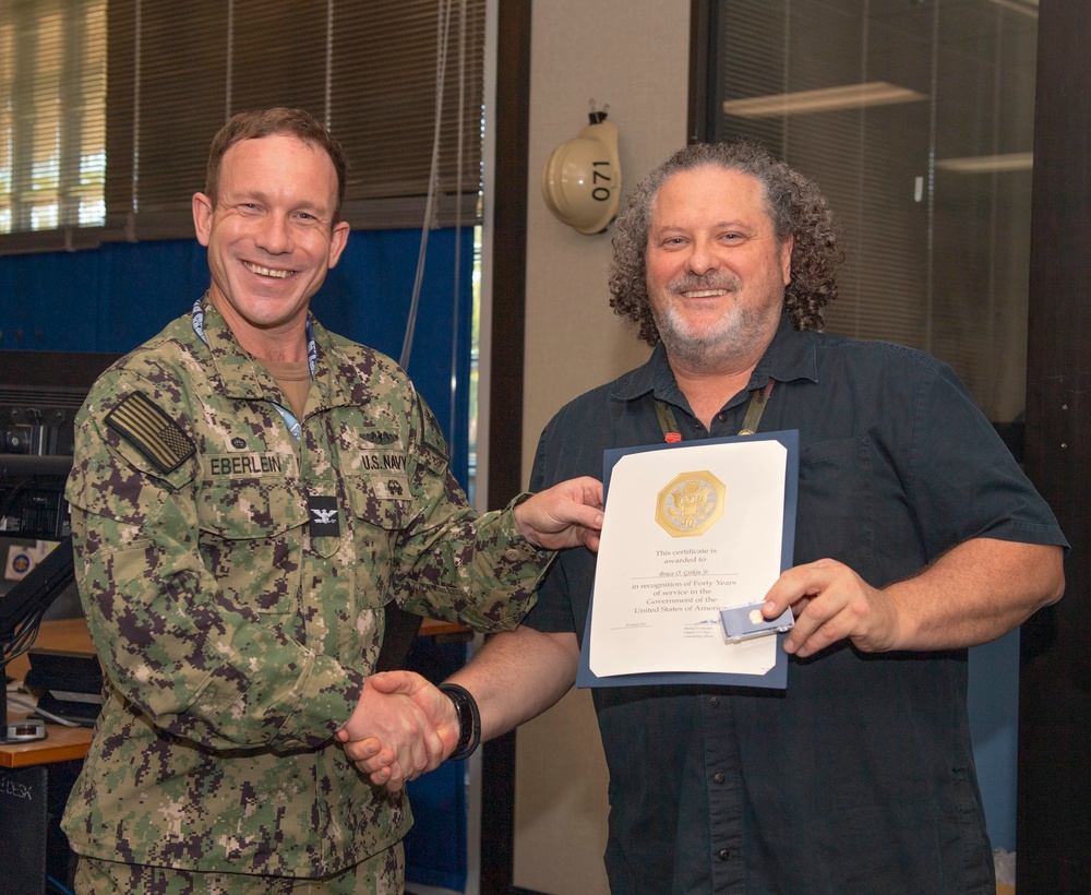 DVIDS - Images - TRFB Employee Reaches 40 Years of Government Service