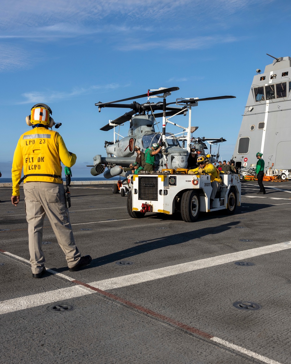 DVIDS - Images - 13th MEU conducts flight deck operations on USS ...