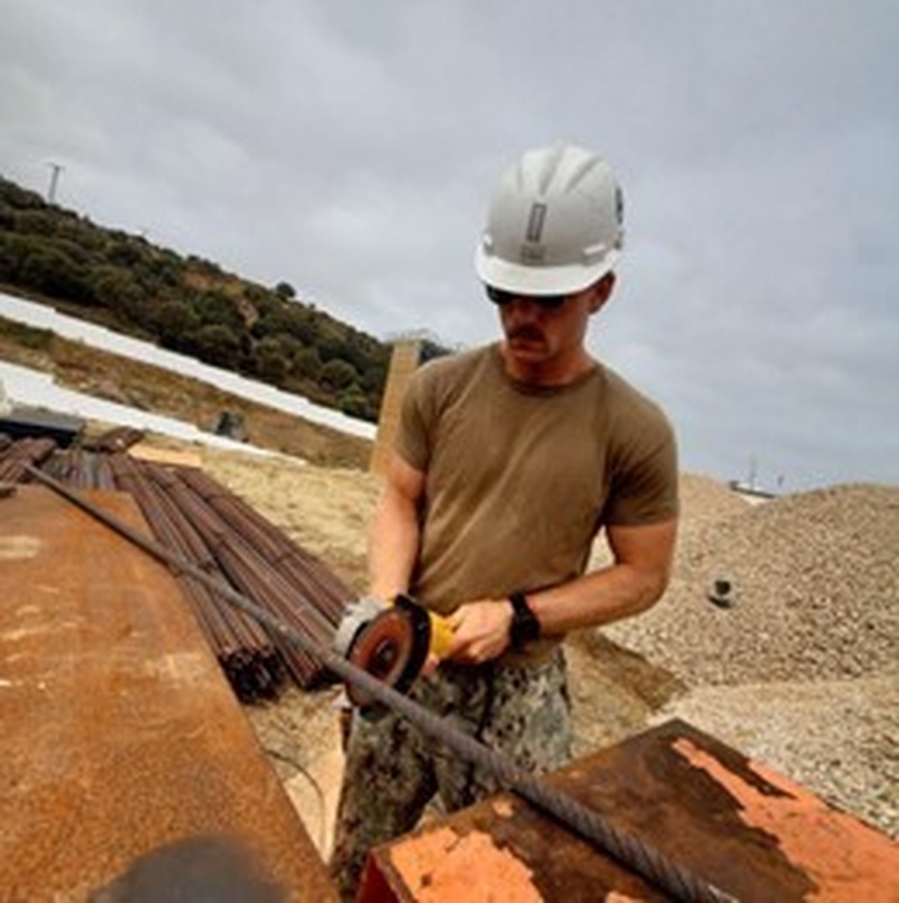 DVIDS - Images - NMCB-11 Seabees prepare rebar for Maritime Training ...