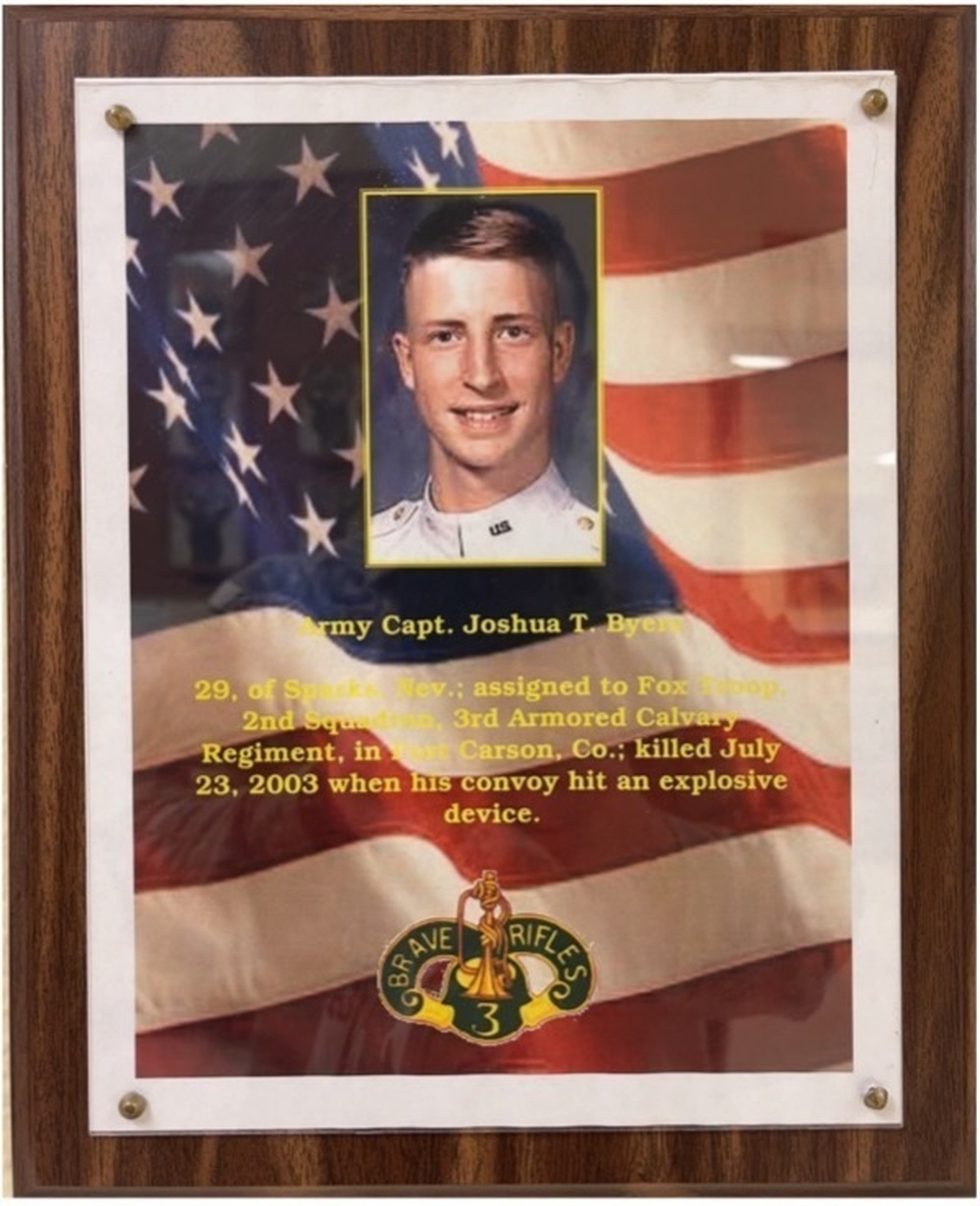 DVIDS - Images - Capt. Joshua Byers memorial photo [Image 3 of 3]