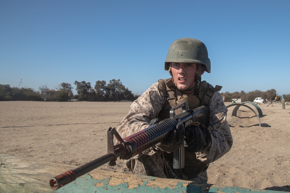 DVIDS - Images - Hotel Company Bayonet Assault Course [Image 1 of 11]