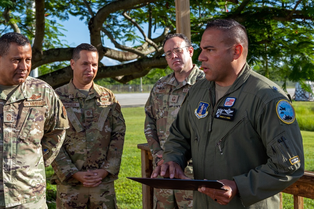 DVIDS - Images - 120th AW Airmen present commemorative plaque for Rican ...