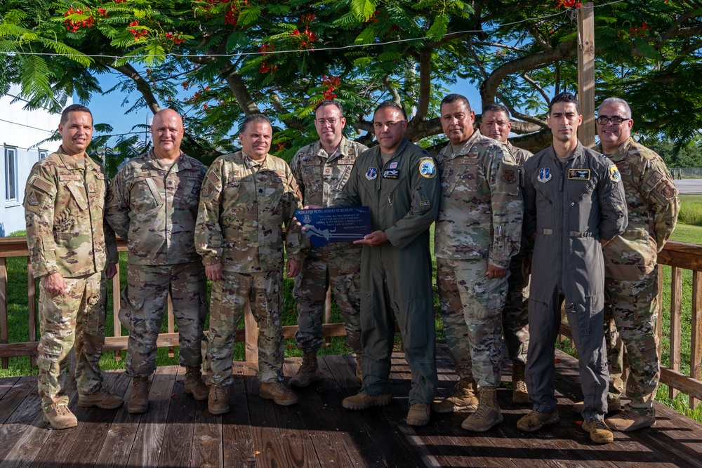 DVIDS - Images - 120th AW Airmen present commemorative plaque for Rican ...