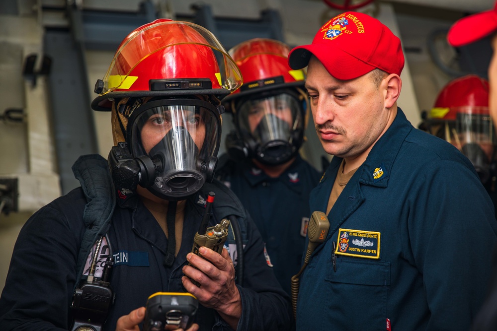DVIDS - Images - USS Paul Ignatius (DDG 117) Sailors Conduct Damage ...