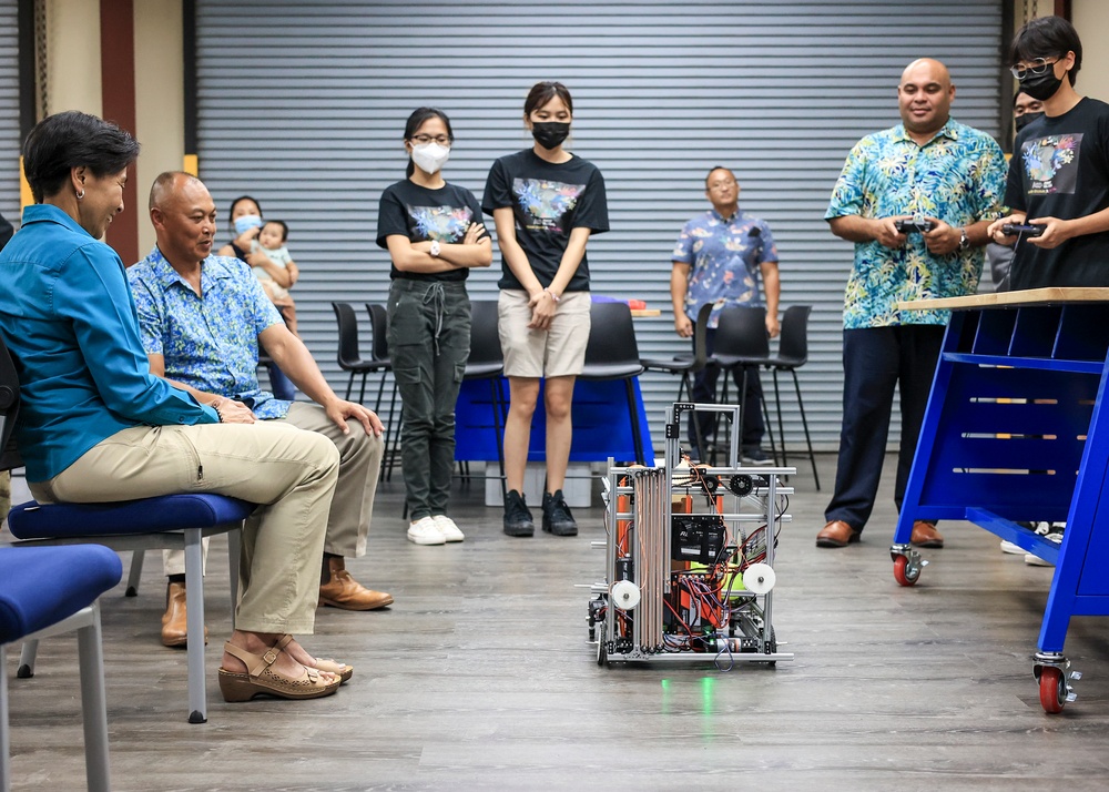 DVIDS - Images - STARBASE Guam Prepares Robotics Team for Global Challenge
