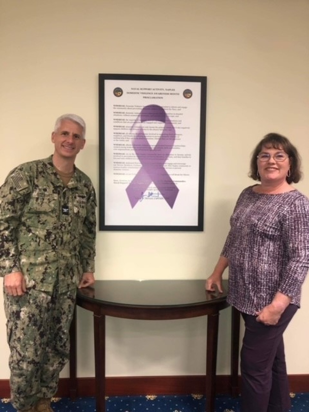 DVIDS - Images - NSA Naples Proclamation Signing [Image 1 of 2]