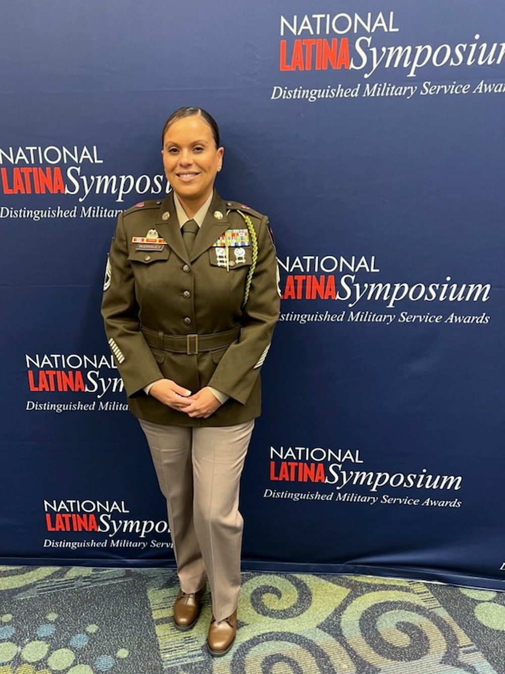 DVIDS - Images - Big Red One Soldier Receives LATINA Style Award
