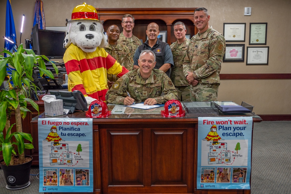 DVIDS - Images - Malmstrom Wing Commander signs fire prevention declaration