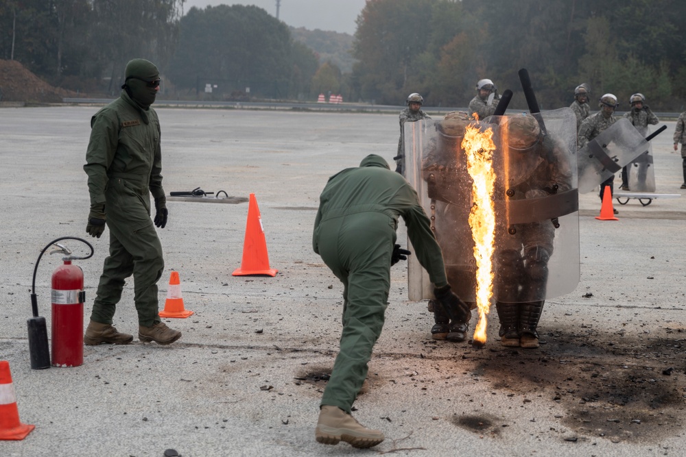 DVIDS - Images - Task Force Nighthawk conduct fire phobia training ...