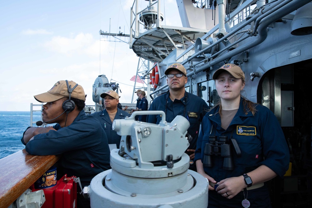 DVIDS - Images - USS Normandy Deploys with the Gerald R. Ford Carrier Strike Group [Image 8 of 11]