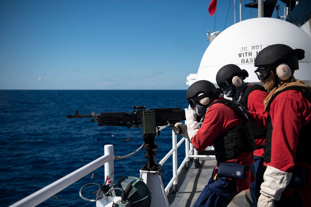 DVIDS - Images - Coast Guard Cutter Hamilton conducts M240 gunnery ...