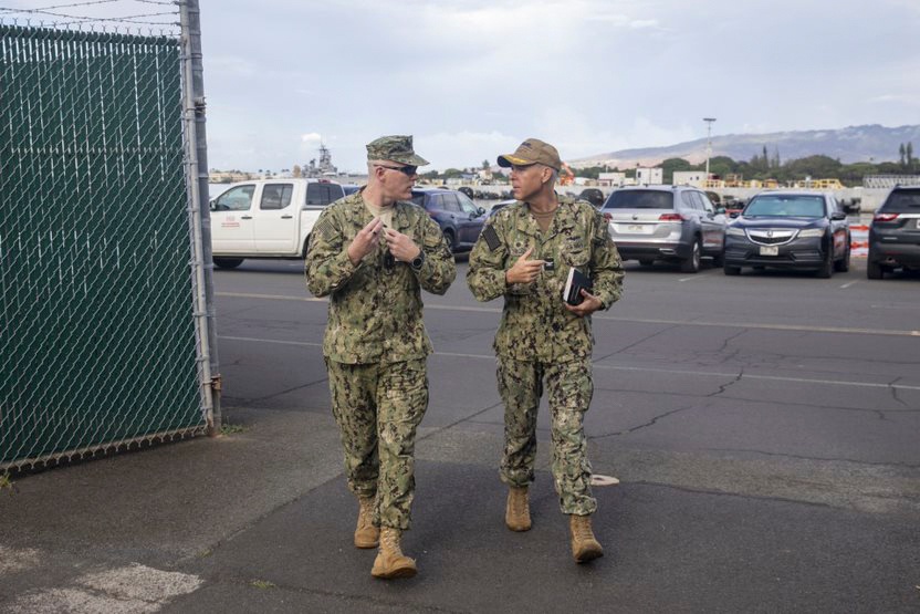 DVIDS - Images - JTF-RH Commander Rear Adm. Wade visits Fleet Logistics ...