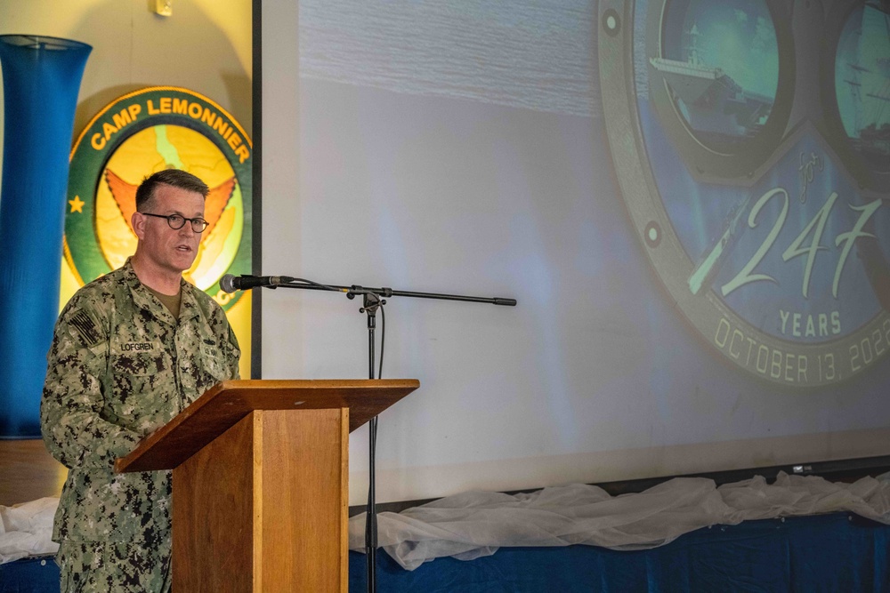 DVIDS - Images - CLDJ celebrates the Navy’s 247th Birthday [Image 4 of 10]