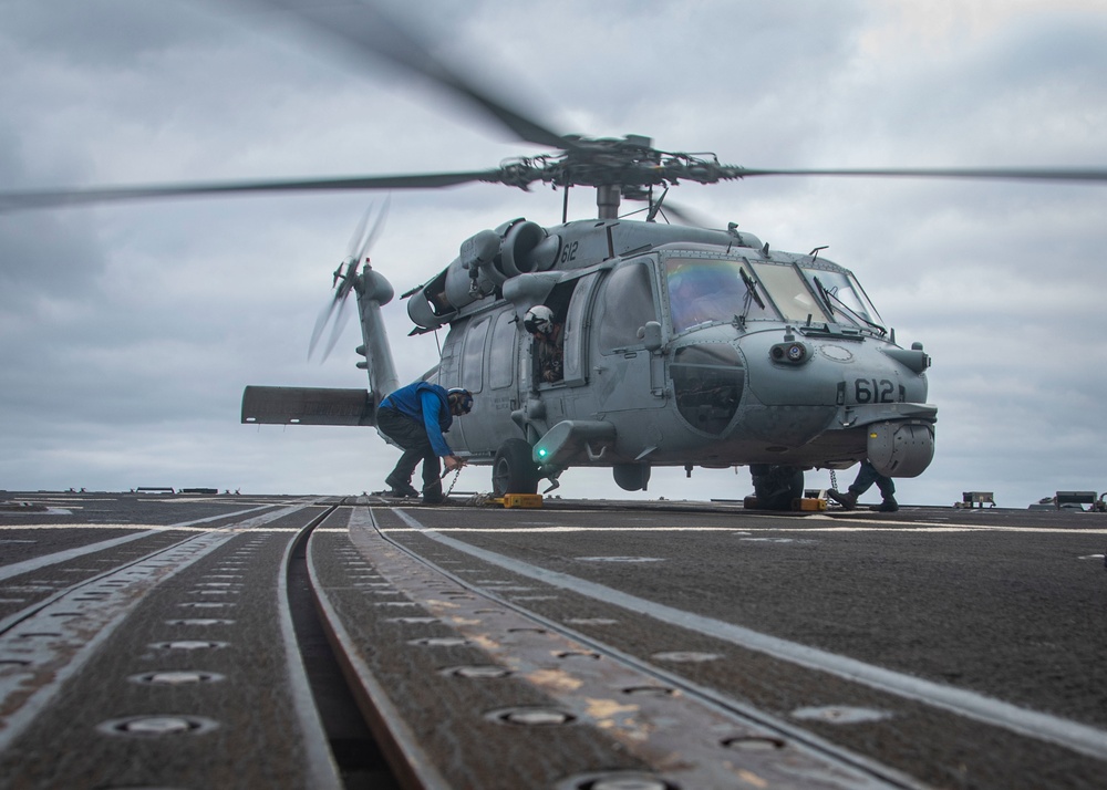 DVIDS - Images - U.S. Sailors Prepare An MH-60S Sea Hawk Helicopter For ...