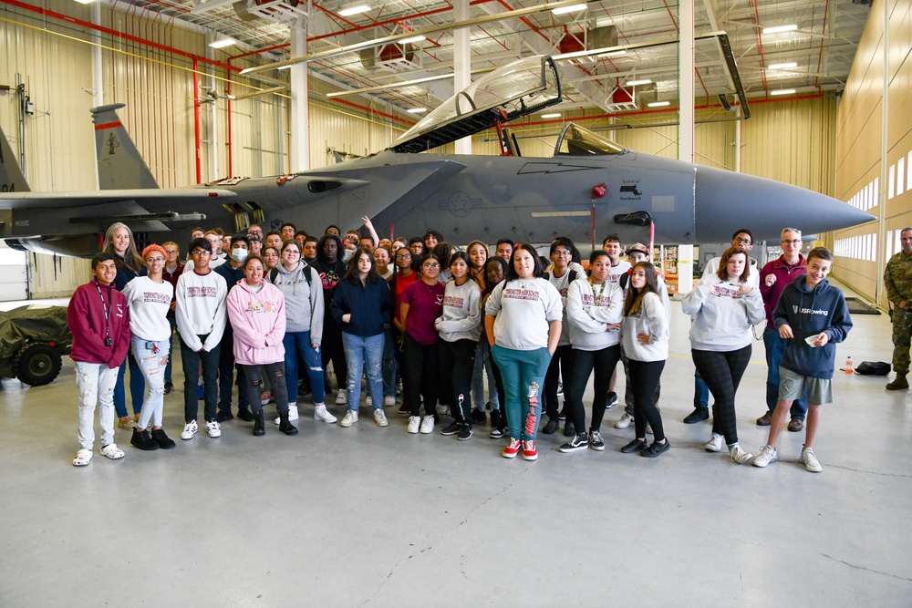 DVIDS - Images - Torrington JROTC visits 104th Fighter Wing [Image 4 of 5]