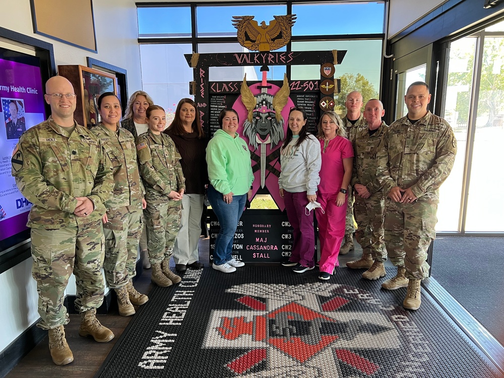 DVIDS - News - Lyster joins 1st WOC to promote Breast Cancer Awareness