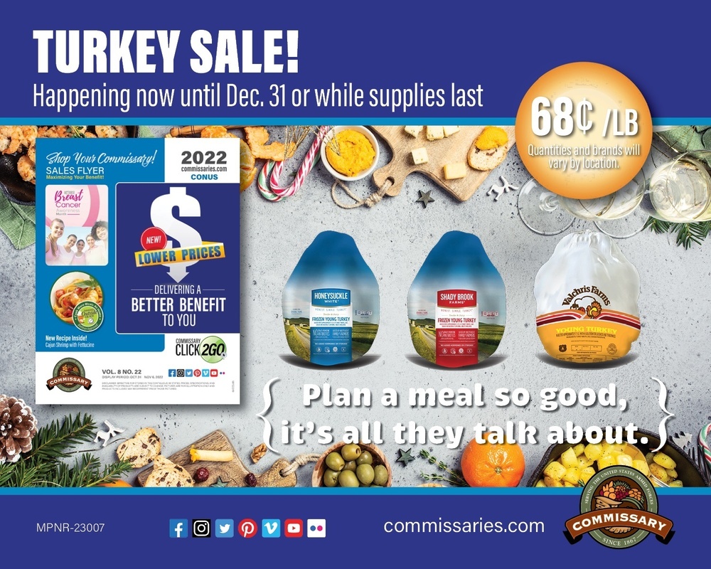 DVIDS - Images - Low prices on whole frozen turkeys featured in DeCA’s ...